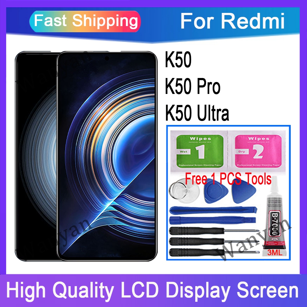 OEM For OLED TFT Redmi K50 K50 Pro K50 Ultra LCD Display Touch Screen Replacement | Shopee ...