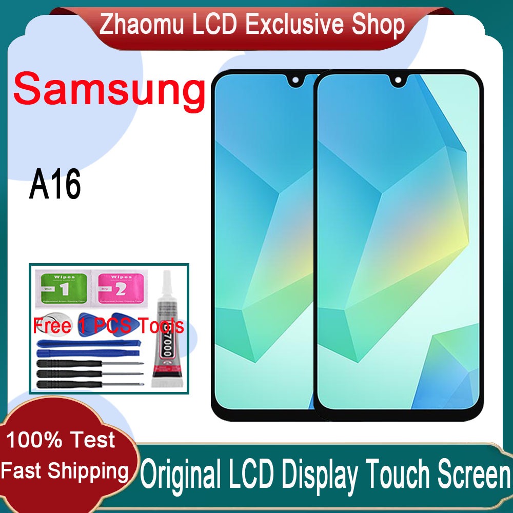 AMOLED Samsung Galaxy A16 4G 5G LCD Display Touch Screen With Frame ...