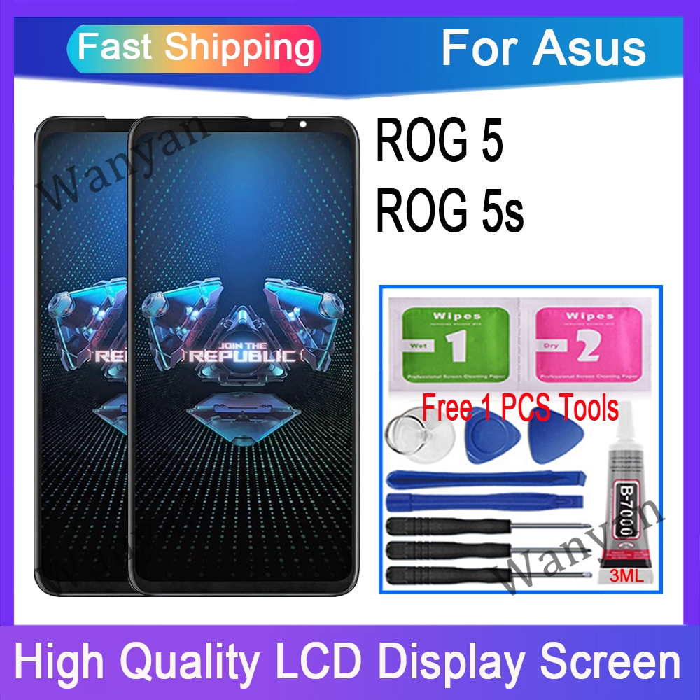 OEM For AMOLED Asus ROG Phone 5 5s LCD Display Touch Screen Digitizer With Frame Replacement ...