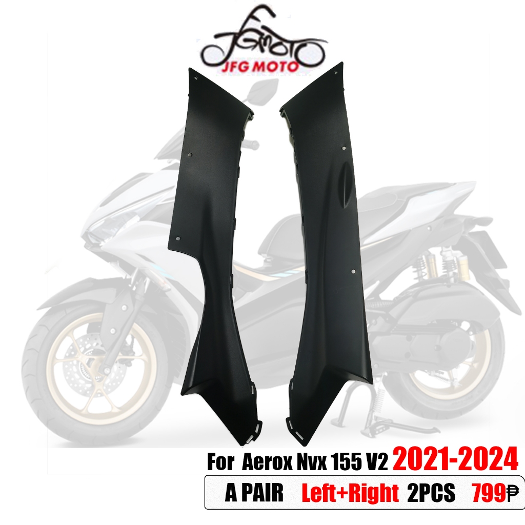 2PCS AEROX V2 MOLESIDE COVER MOLE SIDE SIDE SKIRT For Aerox155 v2 ...