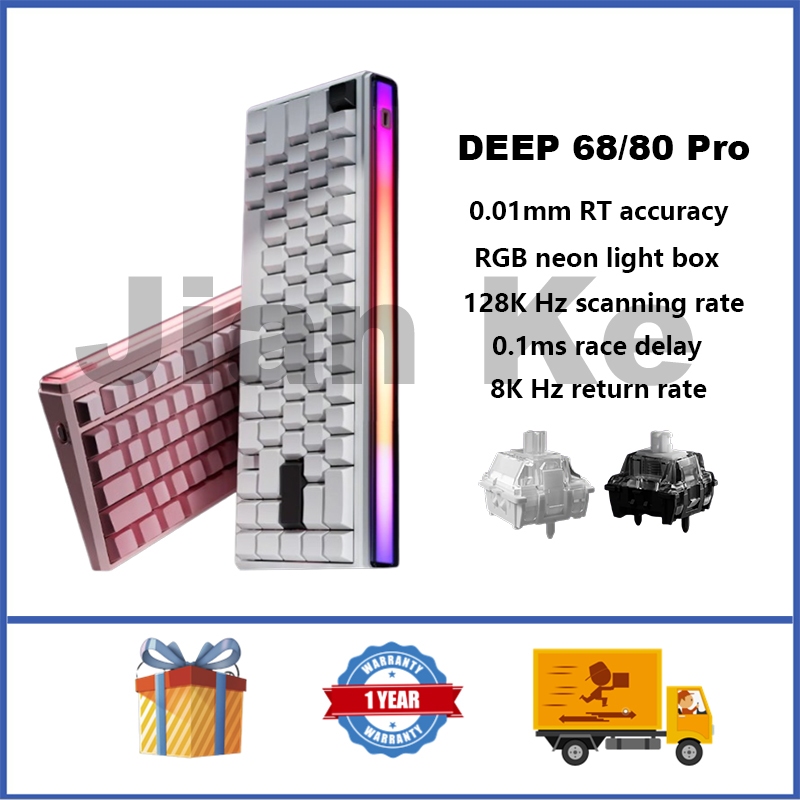 EWEADN Deep 68/80 Magnetic Keyboard Hot swappable RGB RT0.01 8K Custom ...