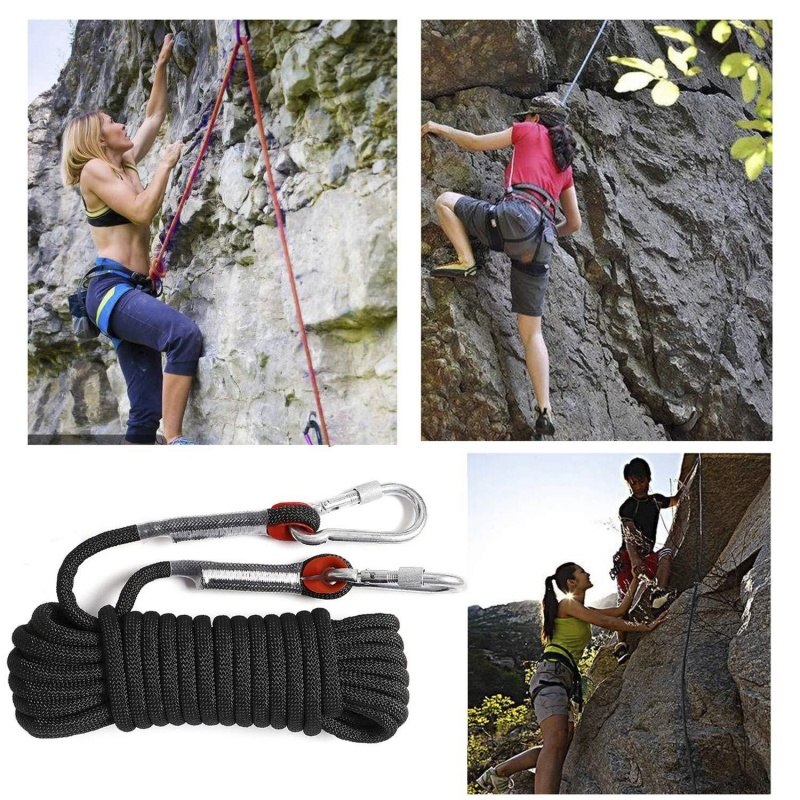 【COD】Static Utility Rope Free 2 Carabiners For Outdoor Activities ...