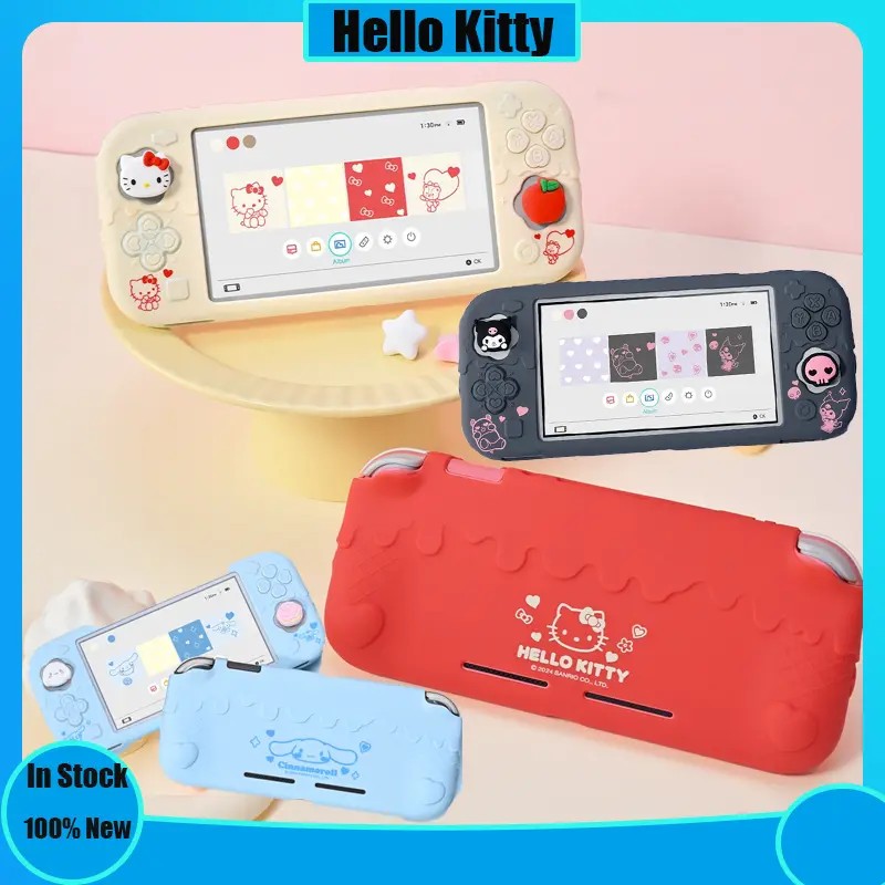 New Nintendo Switch Lite Silicone Protective Case Hello Kitty Kuromi ...