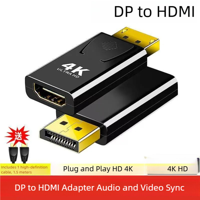 DP to HDMI Cable Conversion Connector 4k HD Cable | Shopee Philippines