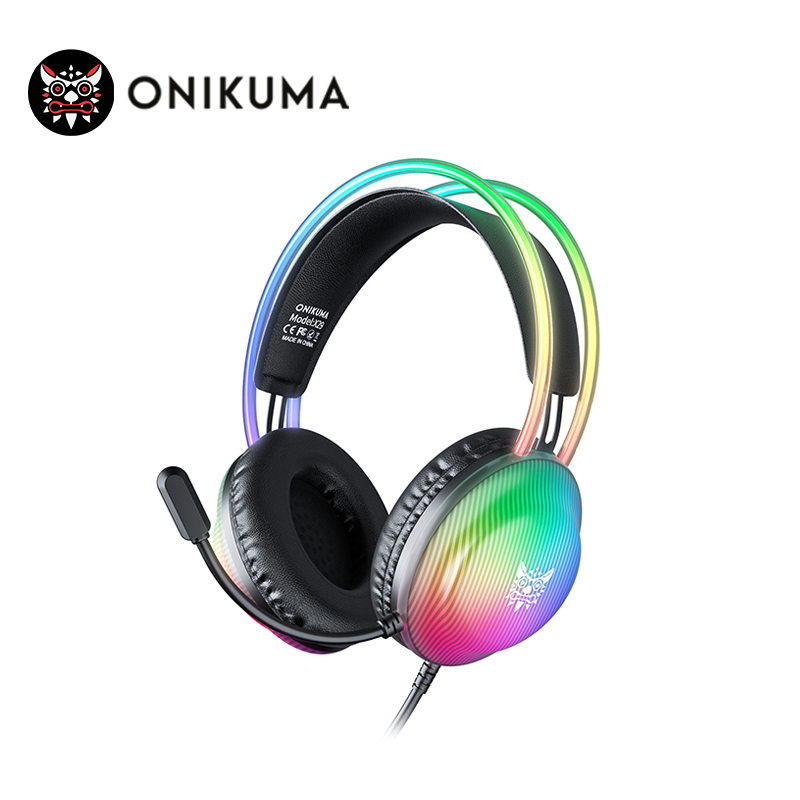 ONIKUMA X29 RGB Gaming Headset with Microphone Gaming Headphone with ...