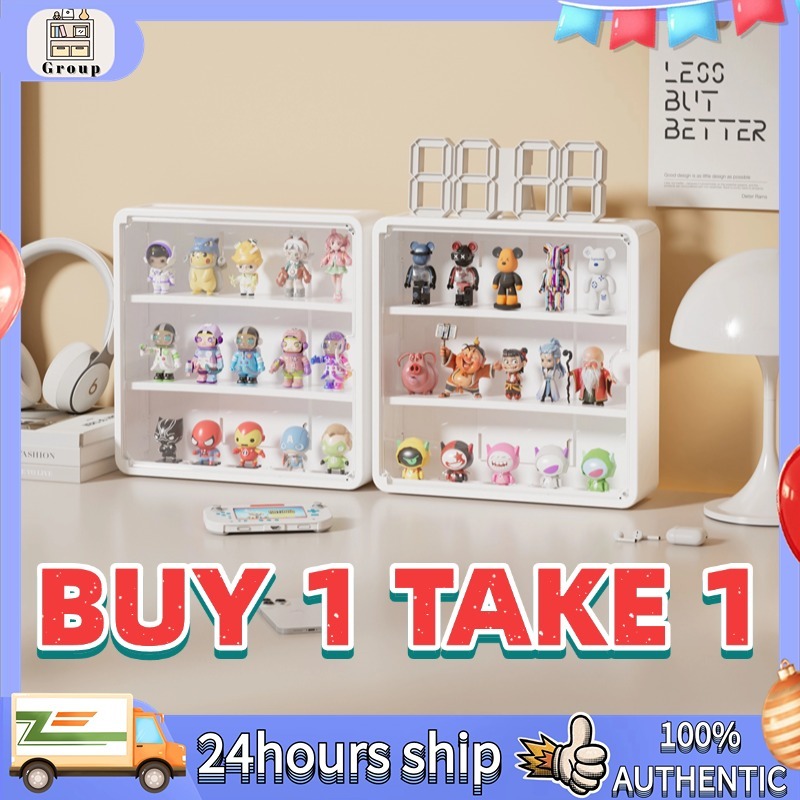 【BUY 1 TAKE 1】Popmart Acrylic Display Case Rack Wall Mounted Display ...