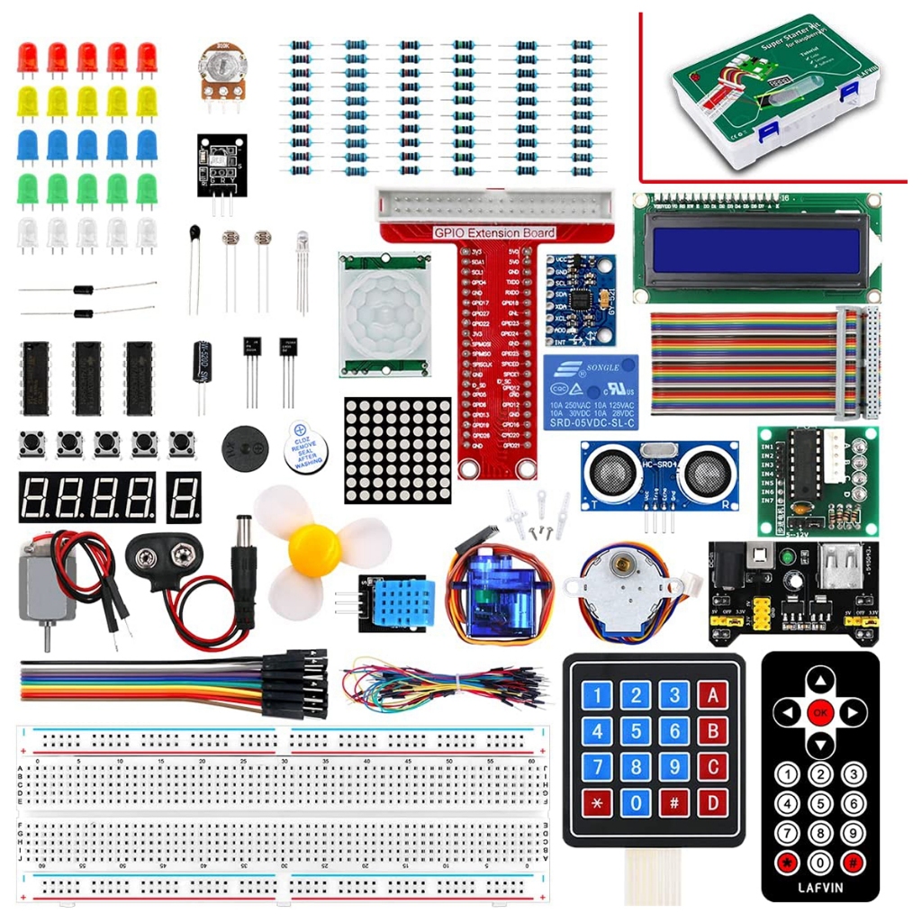 LAFVIN Ultimate Starter Kit DIY Sensors Learning Kit for Raspberry Pi, Model 3B+ 3B 3A+ 2B 1B ...