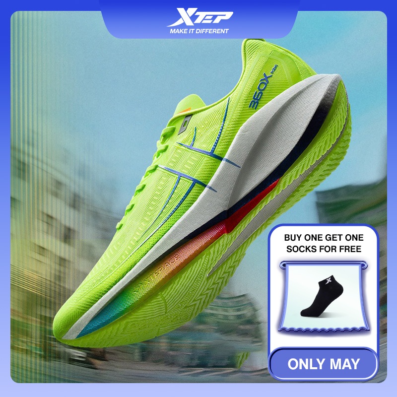 XTEP 360X2.0 Running Shoes Carbon Plate Nylon Fiberglass Board ...