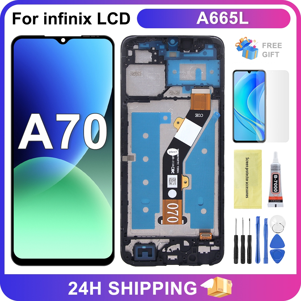 LCD For Itel A70 LCD itel A665L Display Touch Screen Digitizer Panel ...