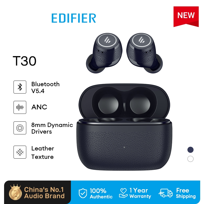 Edifier T30 Bluetooth V5.4 Earbuds Active Noise Cancellation Earphones ...