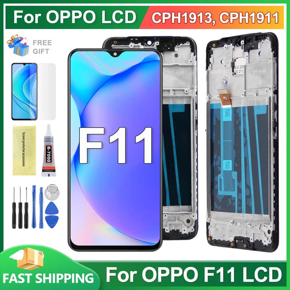 LCD For OPPO F11 A9 A9X OPPO F11 Pro IPS LCD With Frame DIsplay Touch ...