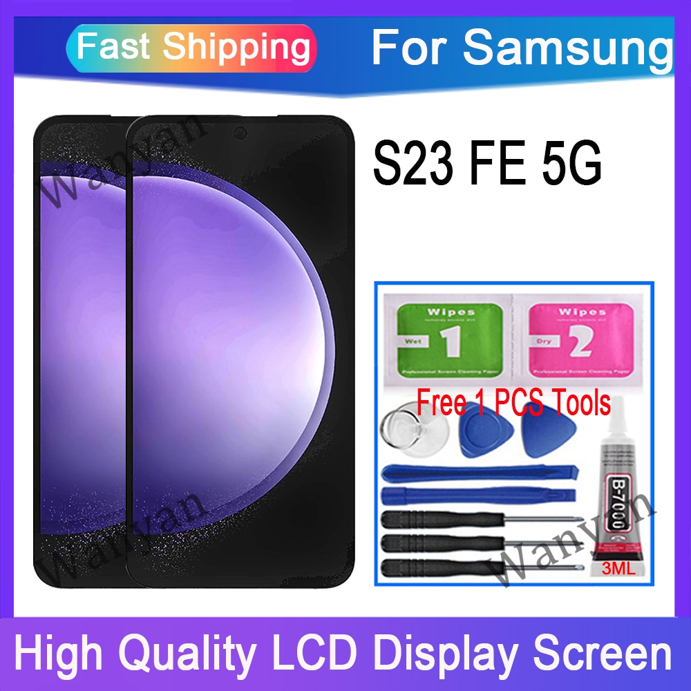 OEM For AMOLED OLED Samsung Galaxy S23 FE 5G LCD Touch Screen Digitizer ...