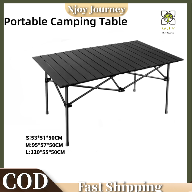 【NJY】Outdoor Folding Table Portable Camping Aluminum Alloy Table ...