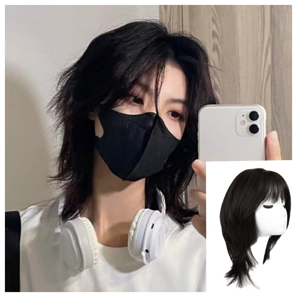 Wolf Wig Handsome Unisex Wig Wolf Cut Wig 40CM Cosplay Wig Daily ...