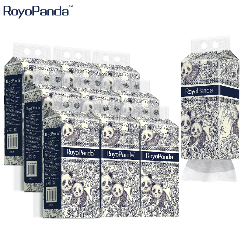 【1/2/5/10Packs】RoyoPanda Tissue Hanging Tissue 140*170 mm Soft Deluxe ...