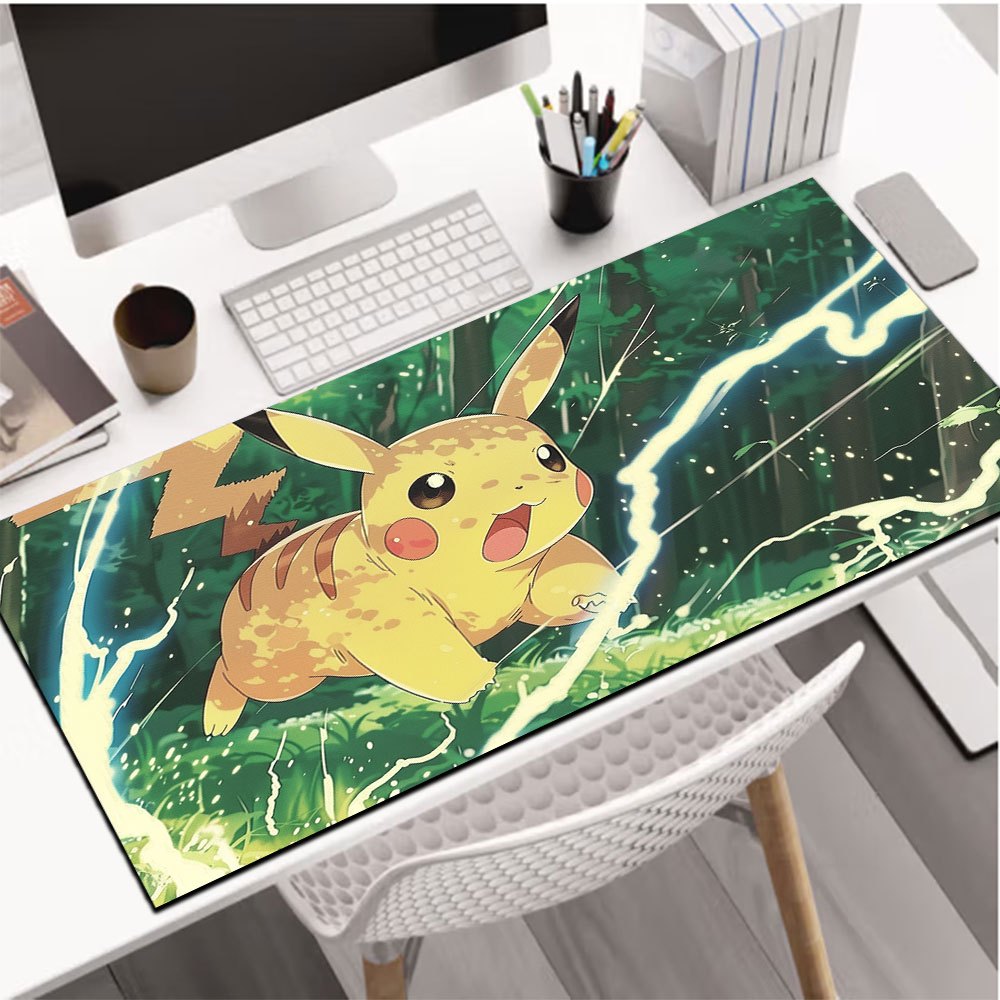 Mouse Pad Pikachu Japan Anime 40x80CM Gaming Mousepad Non-Slip Computer ...