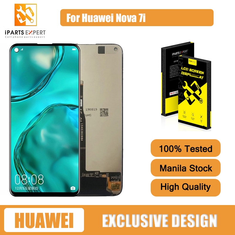 IPARTSEXPERT Original LCD For Huawei Nova 7i LCD Display Touch Scree for Huawei JNY-L22B L22A ...