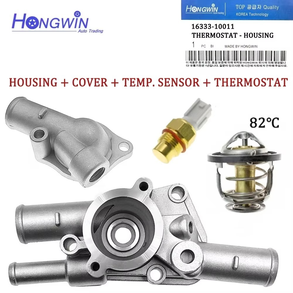 16333-11190 16333-10011 Thermostat Housing Water Outlet For Toyot ...