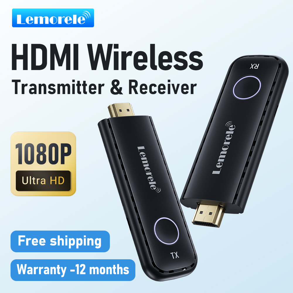 Lemorel HDMI wireless extender transmitter adapter 50 meters 1080P for ...
