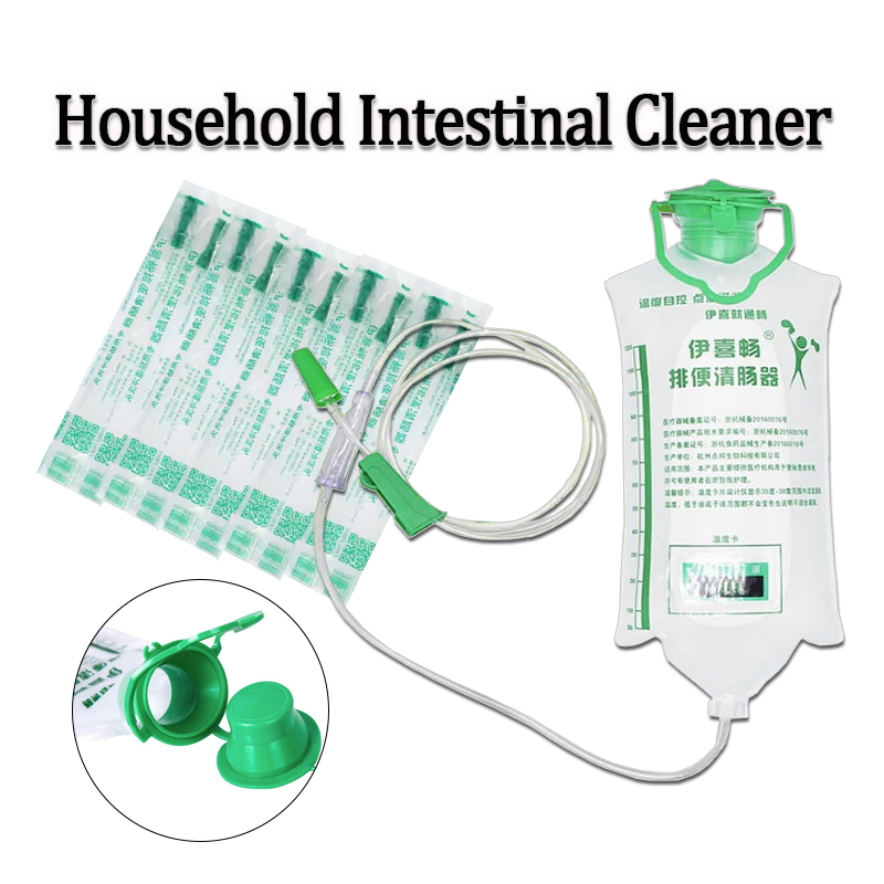 1200ml Household Enema Colonic Irrigation Douche Kit Reusable Cleaning ...