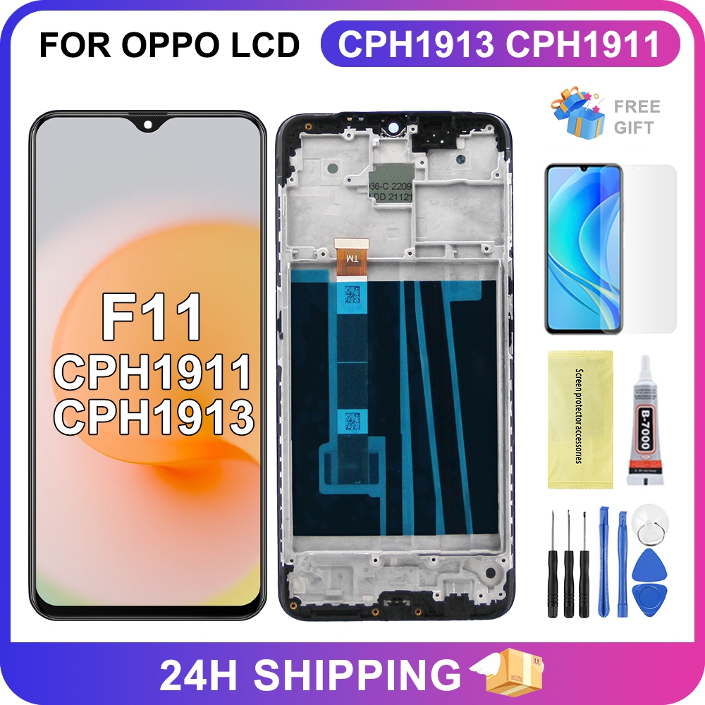 LCD For OPPO F11 A9 A9X for OPPO F11 Pro LCD With Frame DIsplay Touch ...