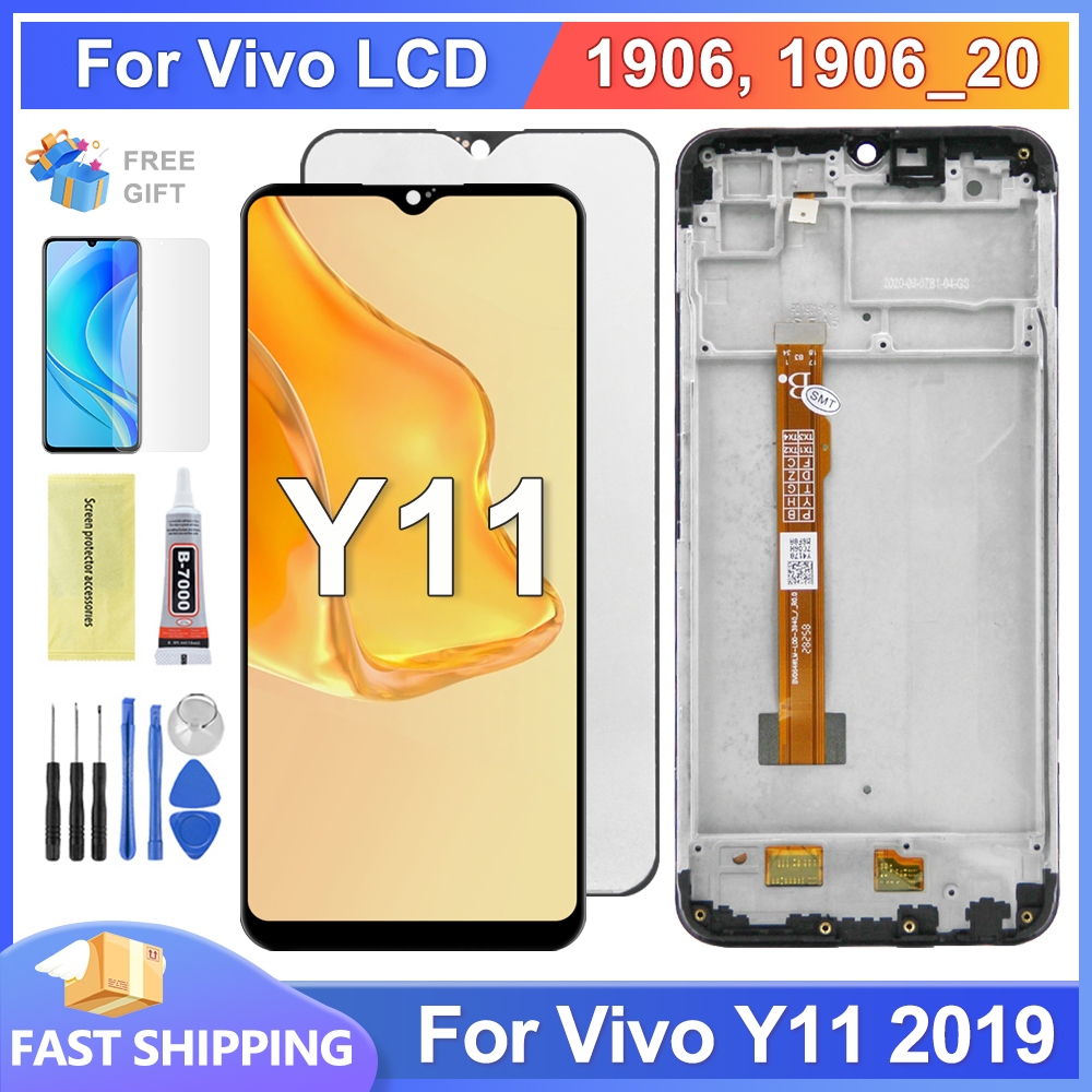 IPS LCD with Frame For Vivo Y11/ Y15 / Y17 / Y12 Vivo U3X LCD Touch ...
