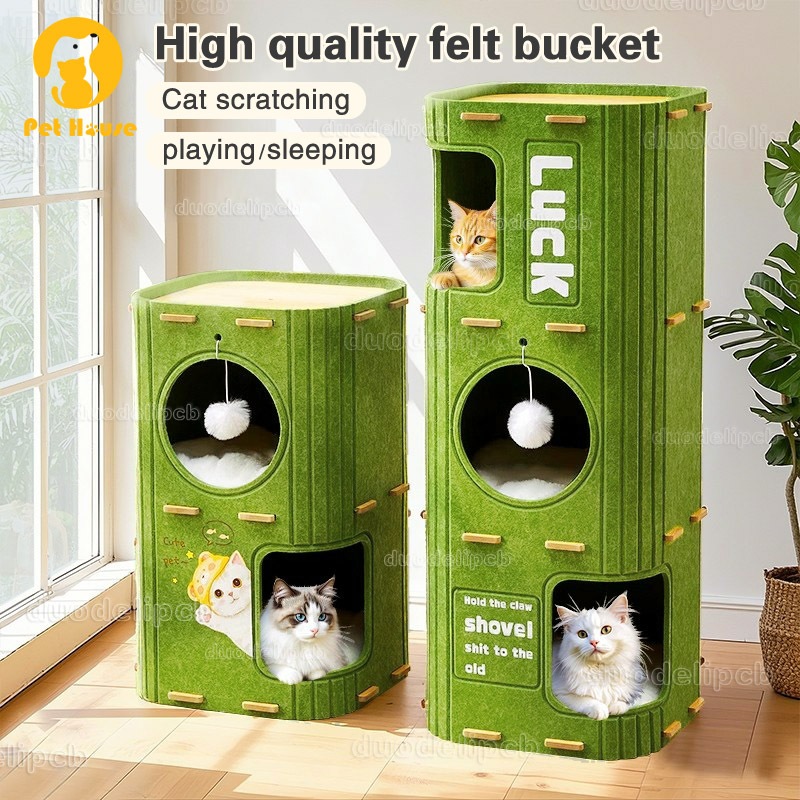 Multi Layer Cat Nest Durable Cat Scratching House Scratch Resistant ...