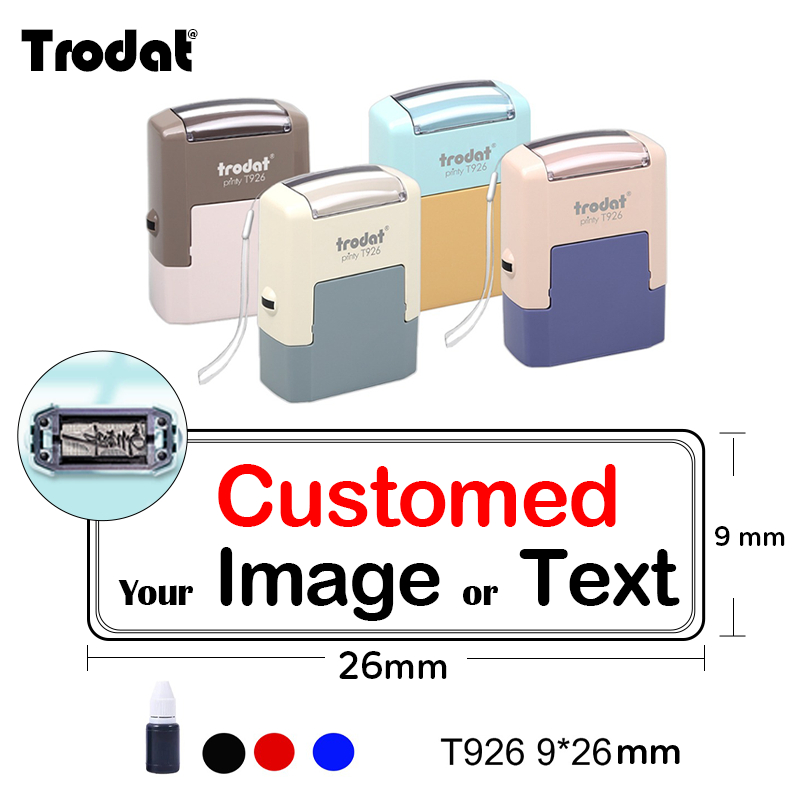 TRODAT T926 Customized Stamp Size 9*26 MM Customized Rubber Stamp Your ...