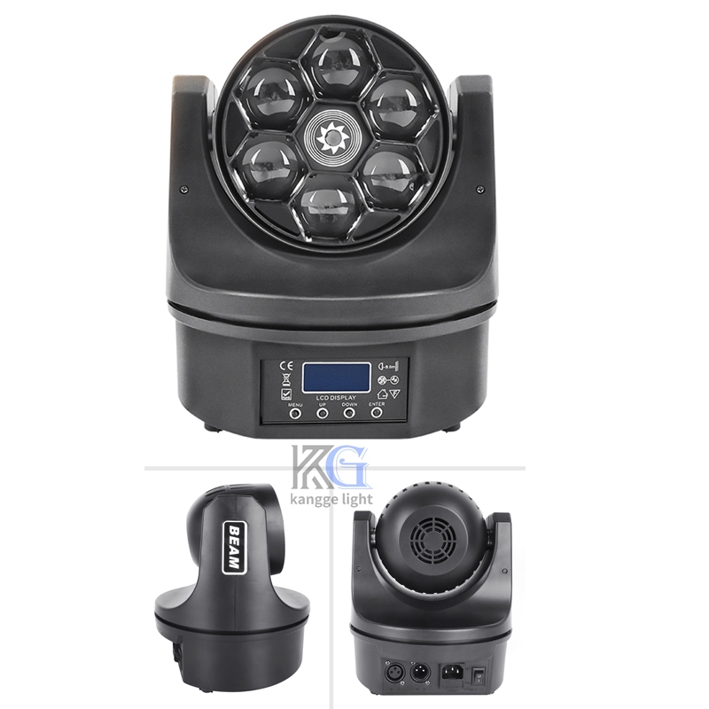 6 Eyes Led Moving Head Light RGB Beam Wash Projector Spot Stage Beam ...