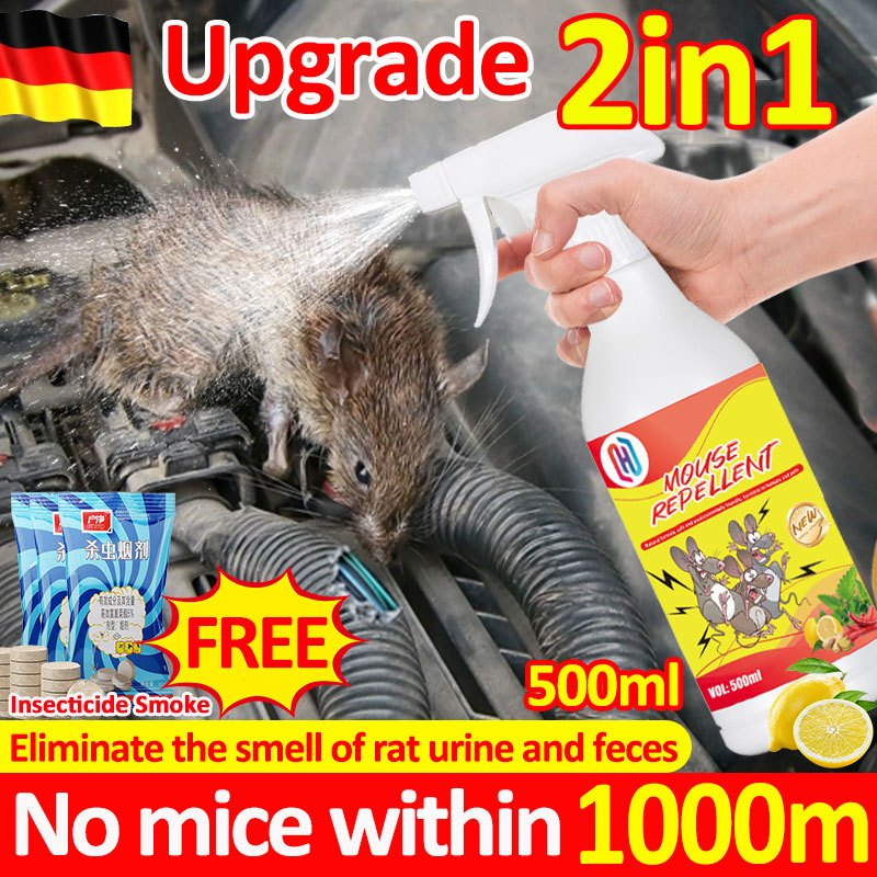 Upgrade 2in1 rat spray killer 500ml Not only can it drive away rats, it ...