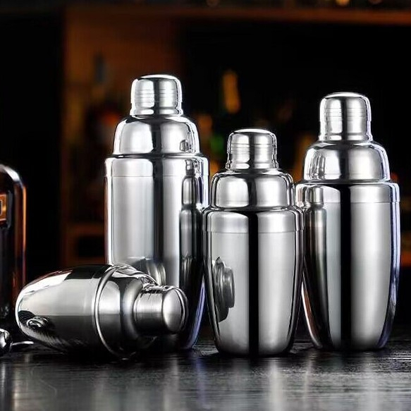 OUKEAI Stainless Steel Shaker Bar Three-Stage Shaker Cocktail Shaker ...
