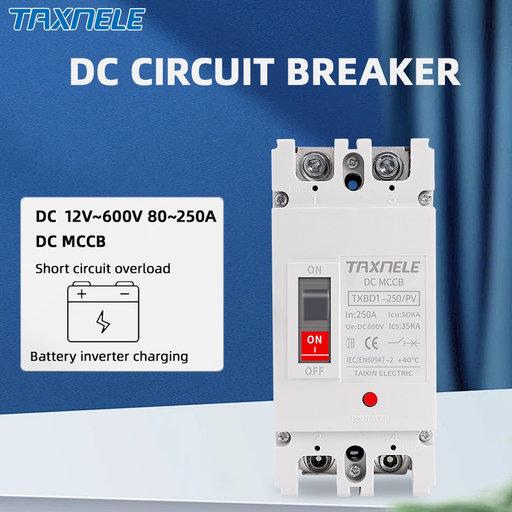 Solar Molded Case DC Circuit Breaker MCCB Overload Protection Switch ...