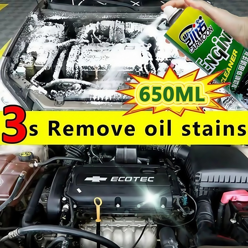 【BUY 1 TAKE 1】650ml Engine Cleaner Spray Engine Wash Degreaser Suitable ...