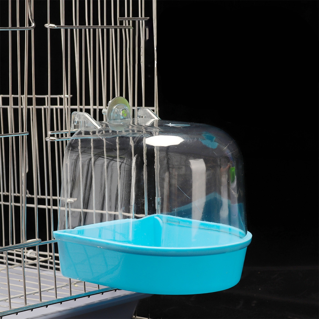 Hanging Bird Bath Cube Parrots Bathtub Bath Shower Box Cage Accessory ...