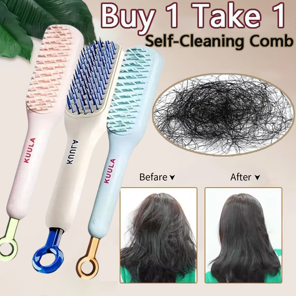 【Buy 1 Take 1】2pcs Original Magic Retractable Massage Comb Self ...
