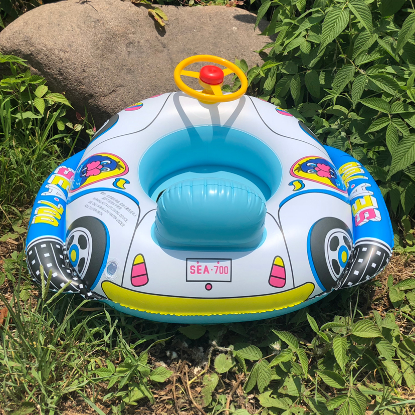 Thickened children's steering wheel, police car, horn boat, baby water ...