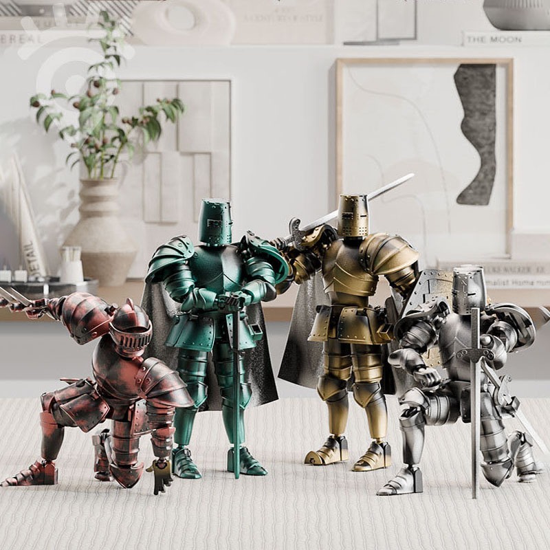Medieval Roman Knight Action Figure - Poseable Joints DIY Assembly ...