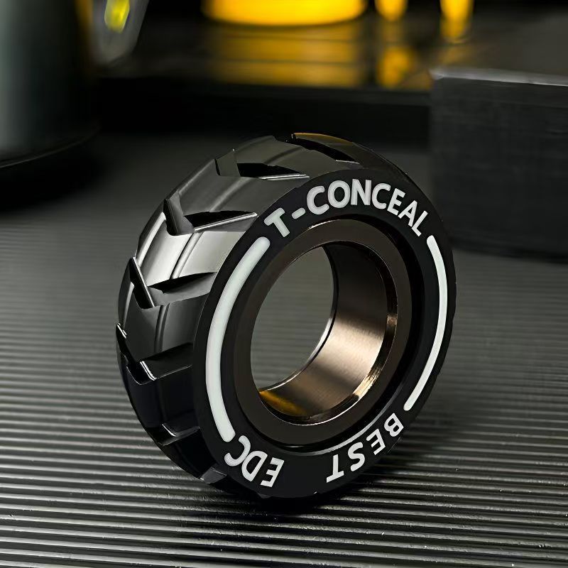 Mechanic Ring edc Push Brand Decompression Toy Pop Coin edc Toy Metal ...