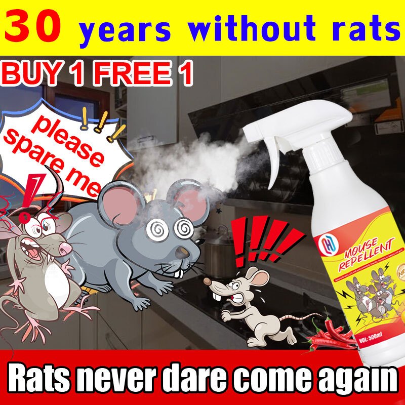 BUY 1 FREE 1 rat repellent for home rat killer poison home Anti Rat ...