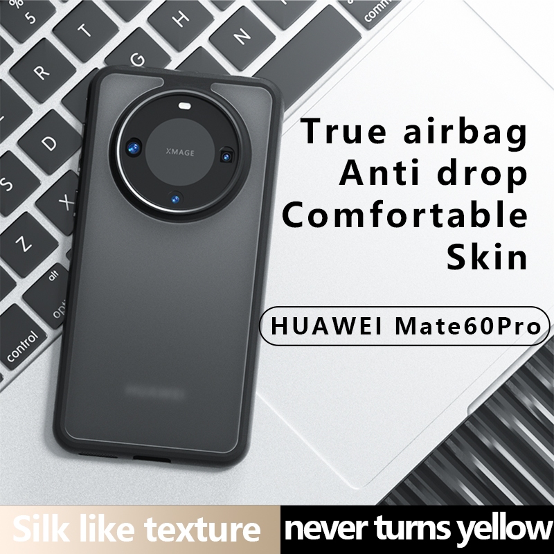 Casing for Huawei Mate 60 Pro+ Plus 5G Mate60Pro+Plus Phone Case Clear Acrylic Matte Soft ...