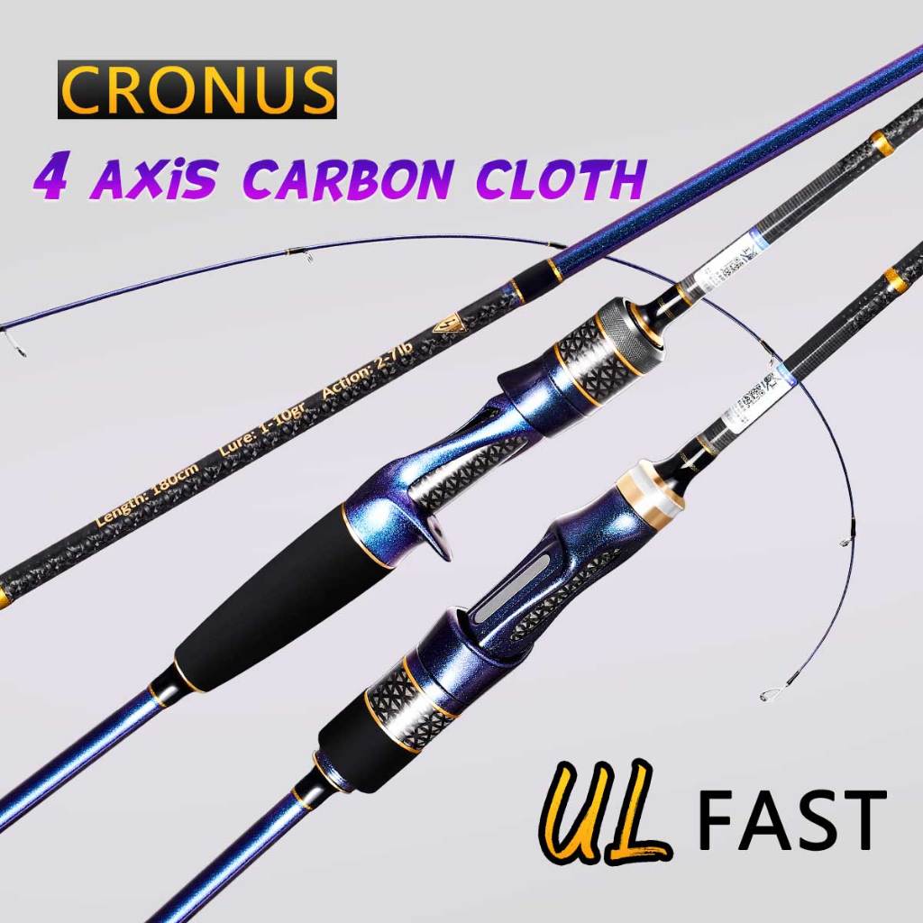 1.5M/1.68M/1.8M/1.98M /2.1M Solid tip UL Carbon Fiber Fishing Rod fast ...