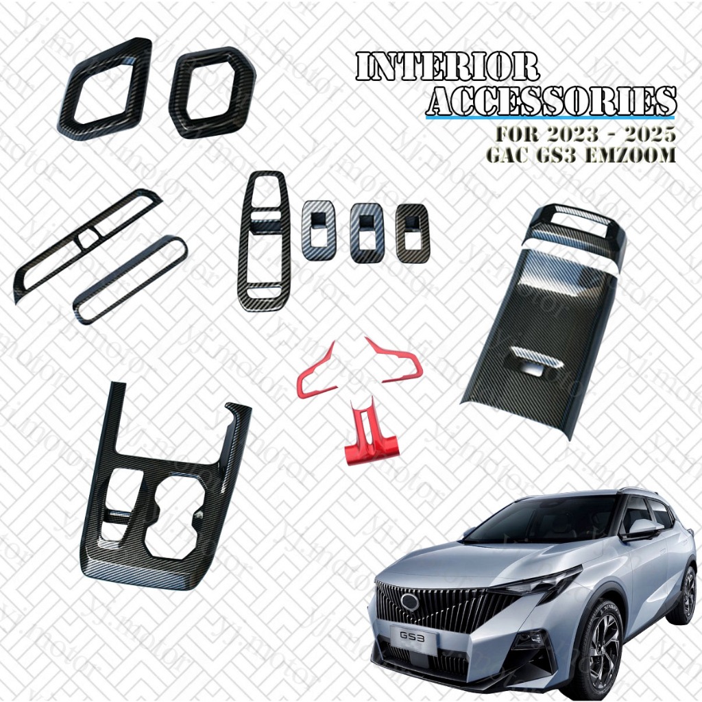 For 2023 - 2025 GAC GS3 Emzoom Power Window Switch Panel Cover Gear ...