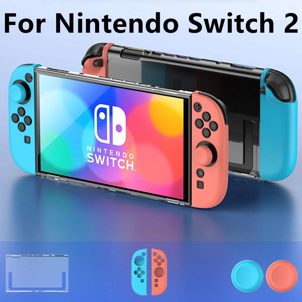 Split Design Silicone Joycon Cover & PC Hard Console Case for Nintendo ...
