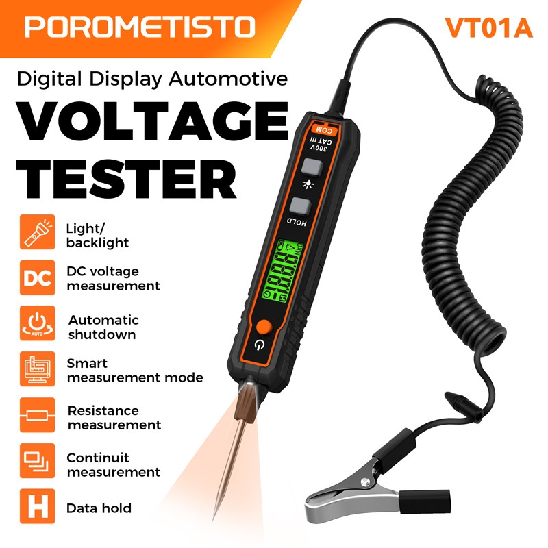 Porometisto VT01A Car Electrical Circuit Tester Pen DC 0.8-100V ...