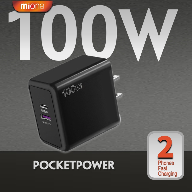 Mione 100W Charger Adapter USB Type C PD Fast Charging For iPhone 15 16 ...