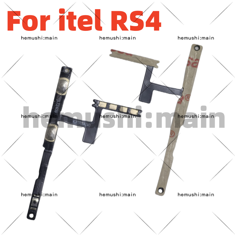 Switch Power ON OFF Key Mute Volume Button Ribbon Flex Cable For itel RS4 Replacement Parts ...