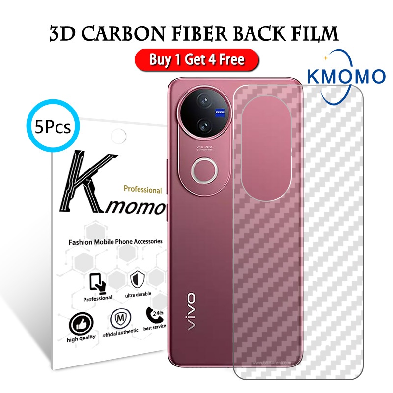 [Buy 1 Get 4 Free] Carbon Fiber Film VIVO V50 5G V40 Pro V30 V30e V29 V29e V27e V27 V25 V25e V23 ...