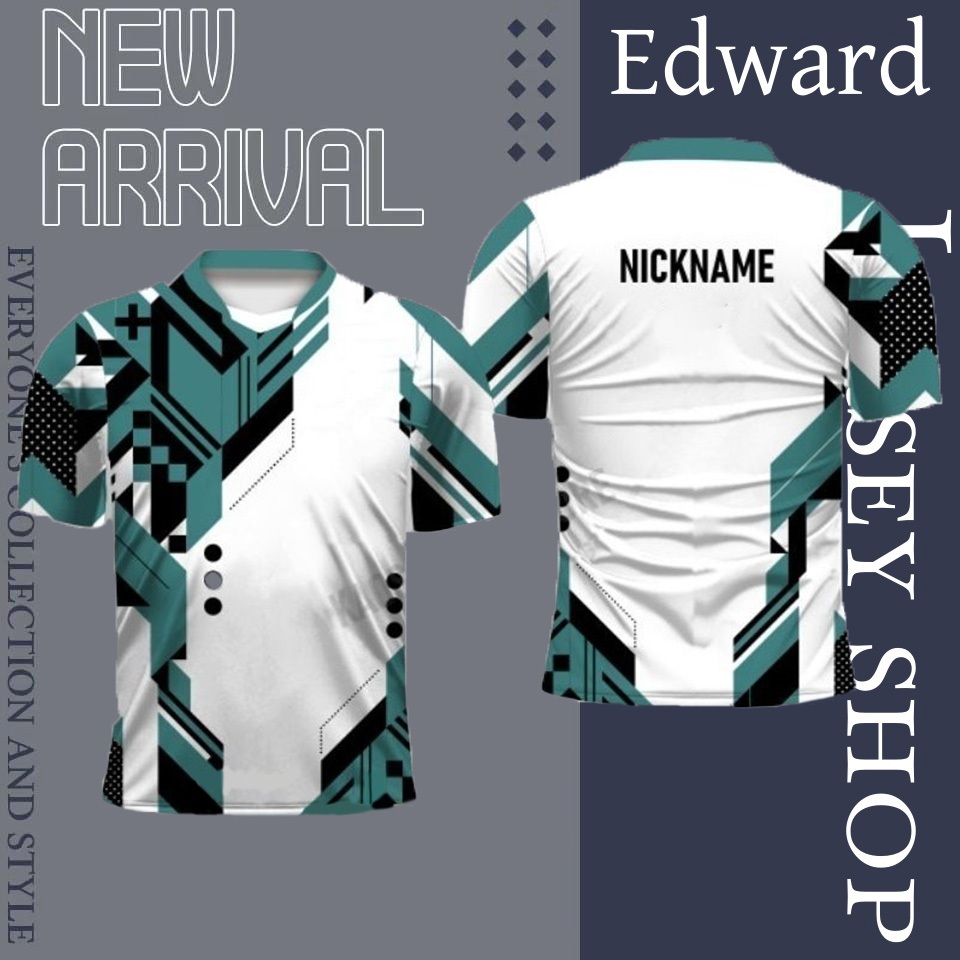 [Edward](Free custom name and number）NEW ! FULL SUBLIMATION TSHIRTS ...