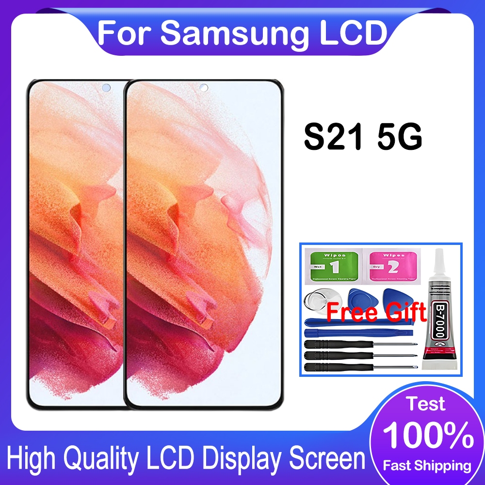 For AMOLED Samsung Galaxy S21 5G LCD Display Touch Screen With Frame ...