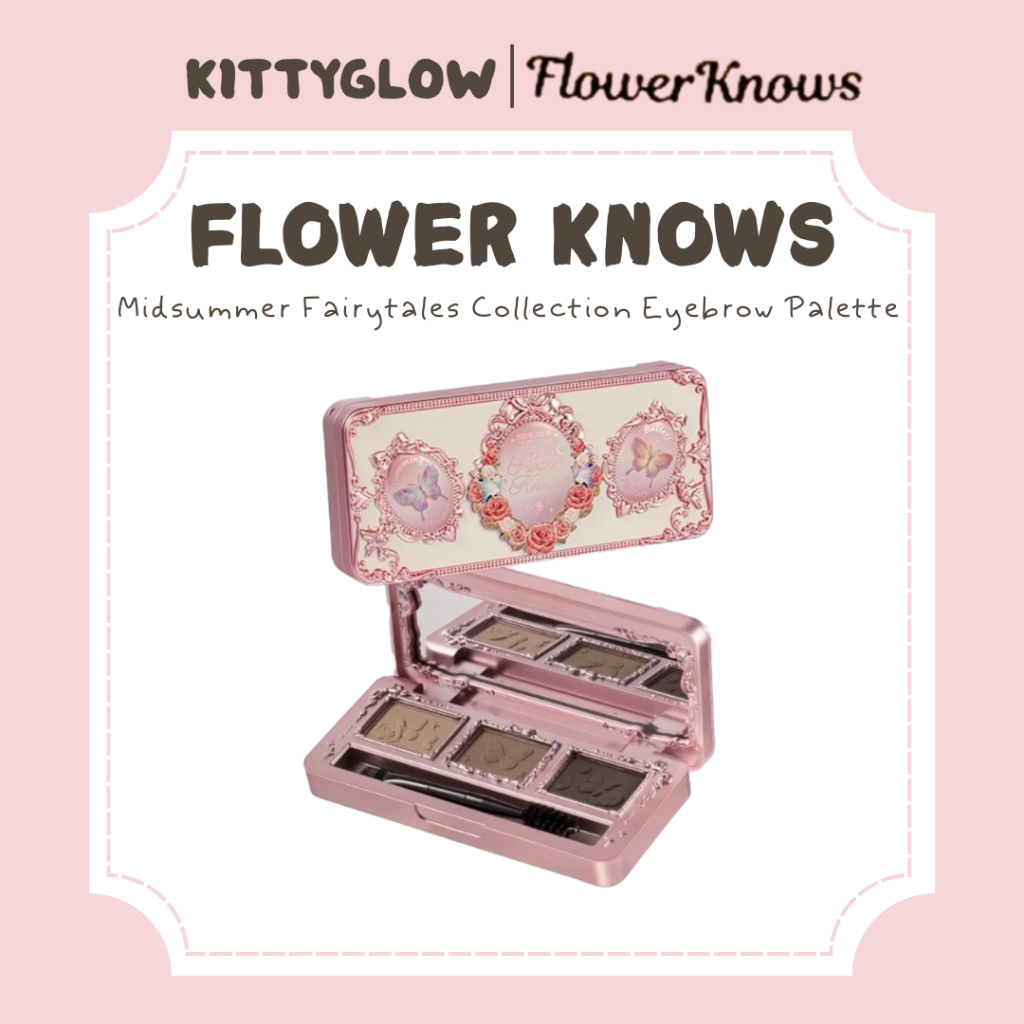 FLOWER KNOWS Midsummer Fairytales Collection Eyebrow Palette | Shopee ...